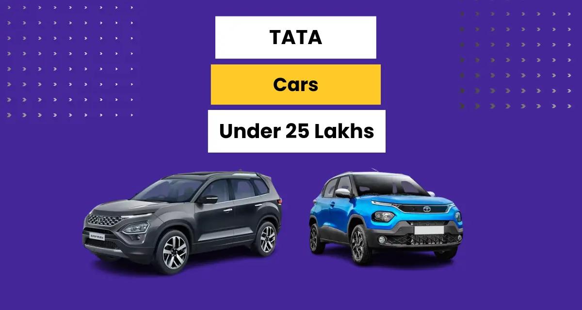 Tata Cars Under 25 Lakhs