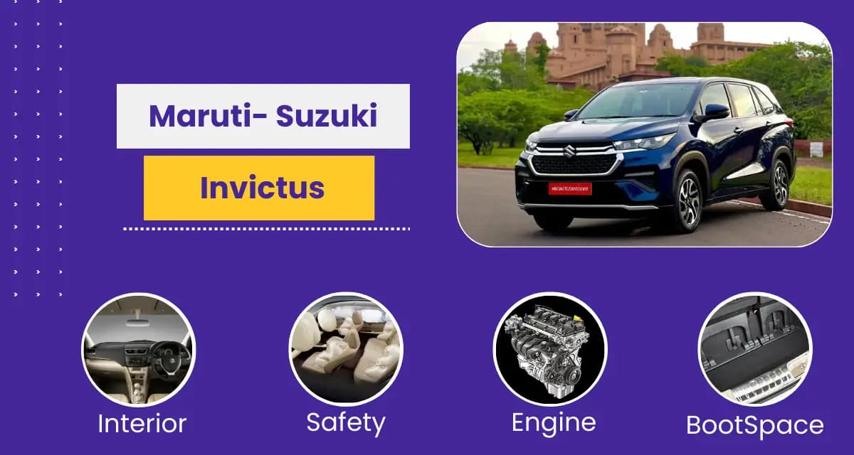 Maruti Suzuki Invictus 2023 Launch, Specifications, Features