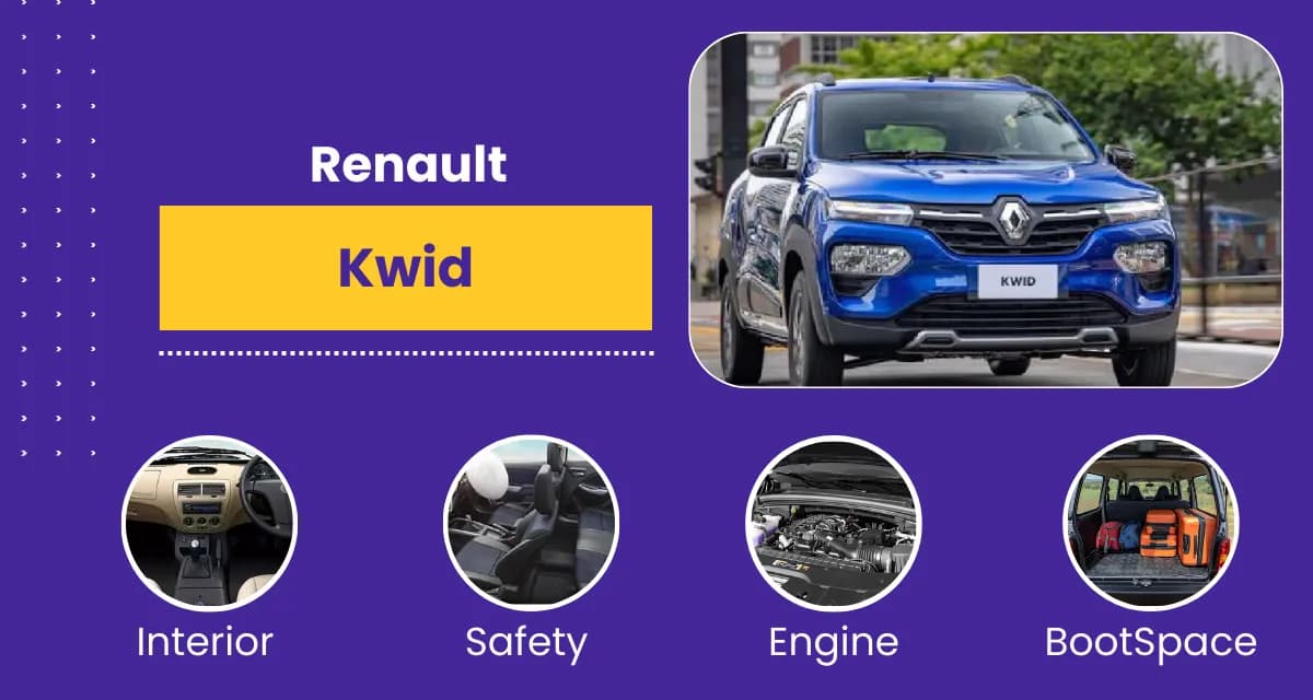 Take a look at all the pros and cons of the Renault Kwid.