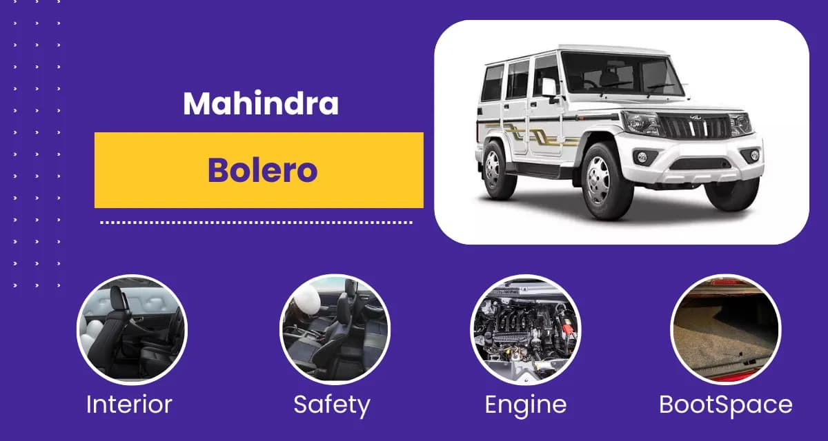 Explore the Rugged and Reliable Mahindra Bolero with our Comprehensive ...