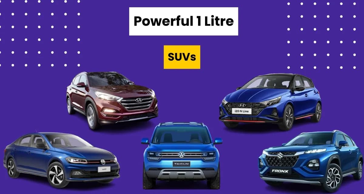 5 Most powerful SUVs with a 1-litre Engine