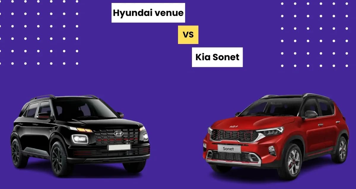 Let’s compare Hyundai Venue E vs Kia Sonet HTE
