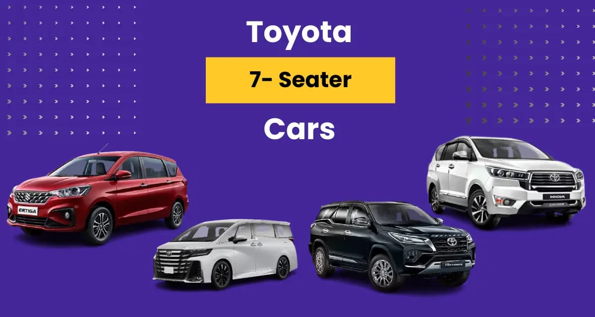 Top Features of Toyota's 7 Seater Cars